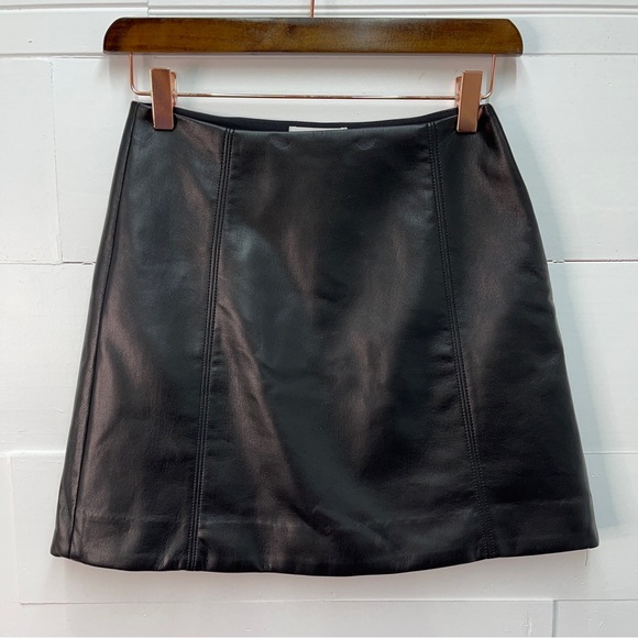 Aritzia | Skirts | Aritzia Babaton Modern Vegan Leather Mini Skirt | Poshmark